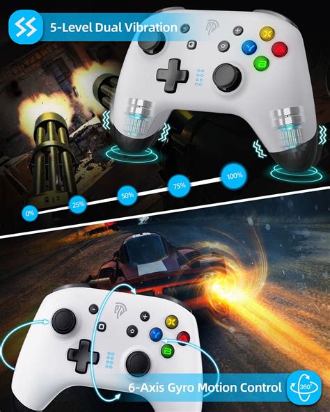 New Easysmx Switch Pro Controller For Nintendo Switch Lite Oled Pc Controller 3 Modes Switch
