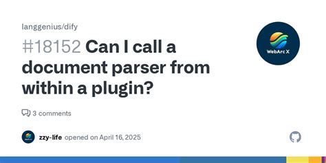 Can I Call A Document Parser From Within A Plugin · Issue 18152