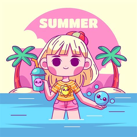 Anime Girl Pool Images Free Download On Freepik