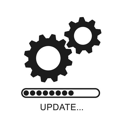 Update Icon With Gears Loading Or Updating Files Installing Or Updating New Software Etc
