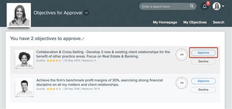 How Do I Approve Objectives For My Reviewees ObjectiveManager Help