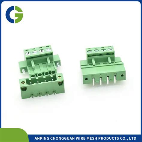 Wanjie Terminal Block Pcb Terminal Block Pluggable Electric