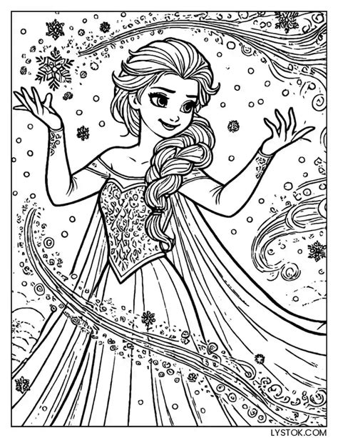 30 Безплатни за Печат Елза Картинки за Оцветяване за Възрастни и Деца Pdf