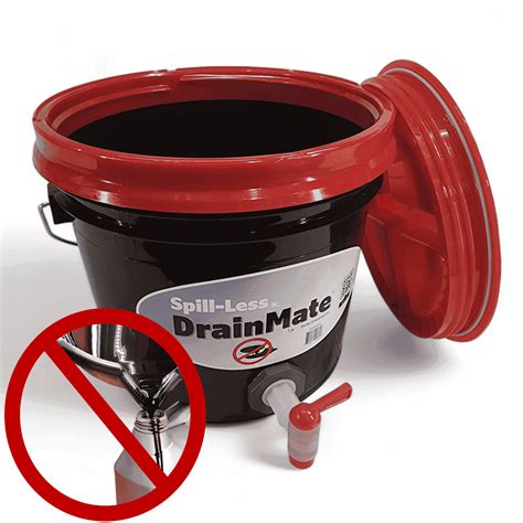 Spill Less Drainmate 14 Quart Oil Draining Container Oil Drain Pan