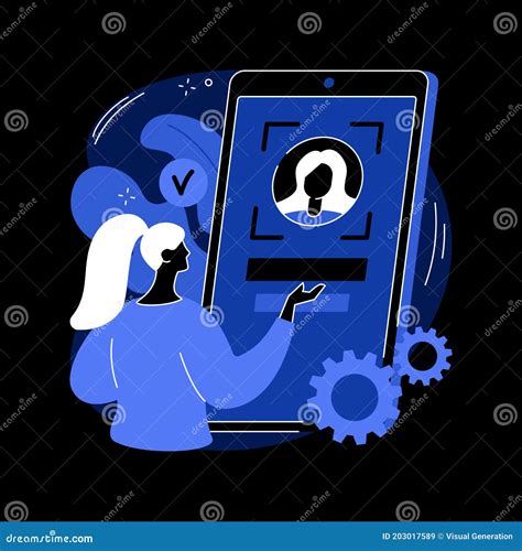 Verification Technologies Abstract Concept Vector Illustration Stock