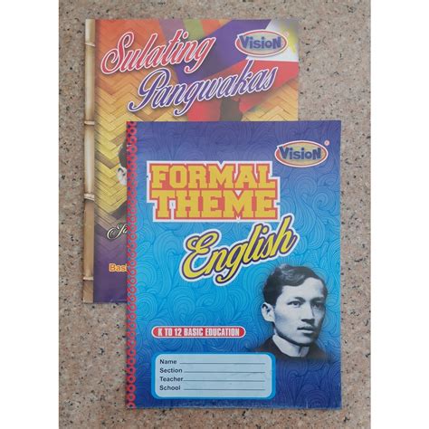 Sulating Pangwakas Elementary Formal Theme Book High Formal Theme Book Babe Supplies CPM