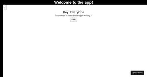 Sample React App Codesandbox