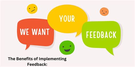 The Benefits Of Implementing Feedback