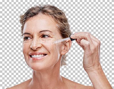 Png Of A Beautiful Mature Woman Posing Against Isolated On A