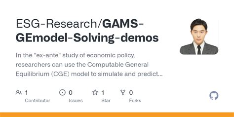 github esg research gams gemodel solving demos in the ex ante