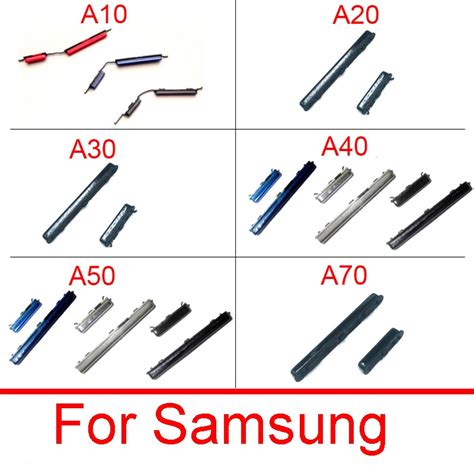 Side Power On Off Button Volume Key Switch Button For Samsung Galaxy A10 A105f A20 A205f A30