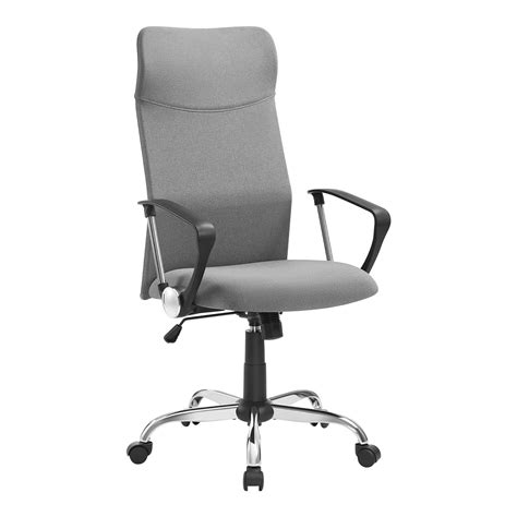 Kancelárska Stolička Ergonomická Otočná Stolička Sivá Vashome Sk