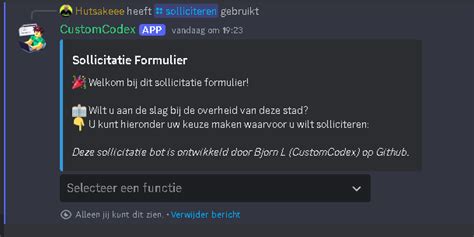 Github Customcodexcodex Jobapplication This Python Script Is A Discord Bot That Implements