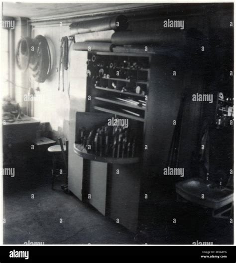 Tool Storage In Operating Workshop Stock Photo Alamy