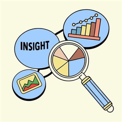 Magnifying Glass Hovering Over A Pie Chart Vector Illustration Premium Ai Generated Vector