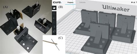 A 3d Printed 4 Probe Measurement Setup B Cad Assisted Design Of 3d