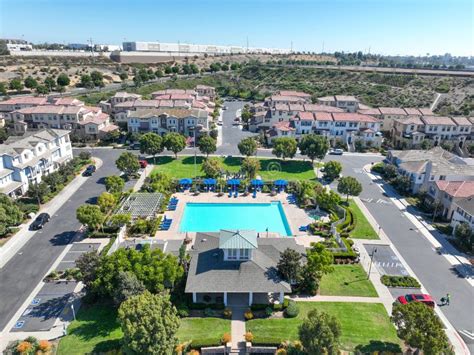 Aerial View Of Middle Class Community Identical Condominium Oceanside