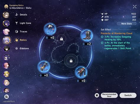Best Honkai Star Rail Bailu Relic And Light Cone Build Guide Siliconera