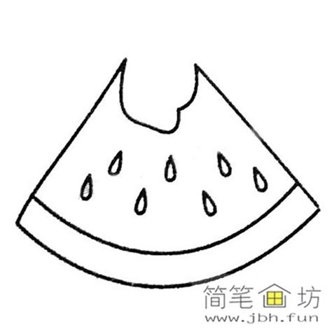 切开的西瓜简笔画图片大全7幅 学院 摸鱼网 Σ っ Д っ 让世界更萌 mooyuu