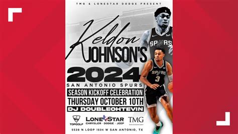 Keldon Johnson Hosting His 2024 25 Spurs Season Kickoff