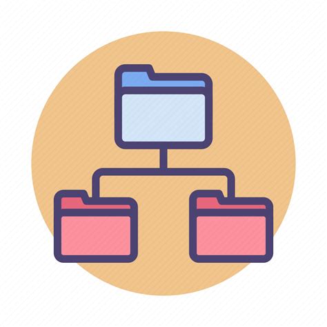Folders Network Structure Network Folder Structure Subfolders Icon Download On Iconfinder