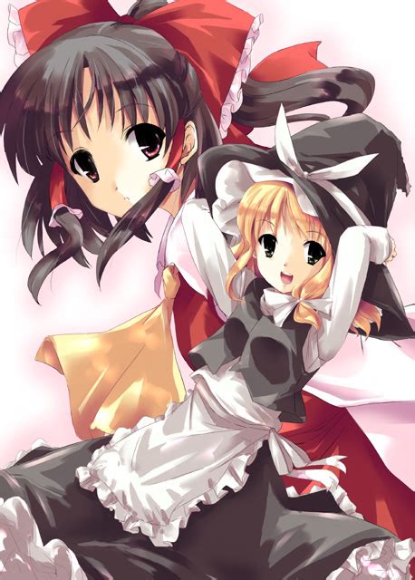 Hakurei Reimu And Kirisame Marisa Touhou Drawn By Takatsuki Tsukasa