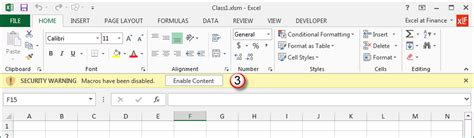 Opening Macro Enabled Workbooks