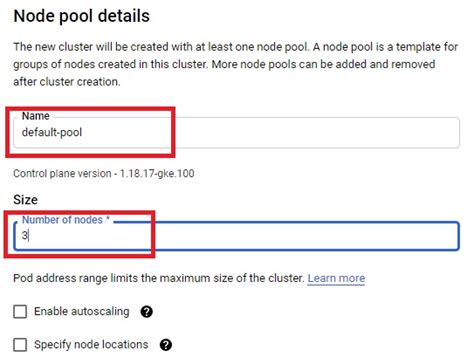 Standard Gke Cluster Configuration Guide Prwatech