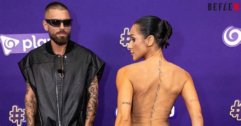 Nahá Slovenská Influencerka Bianka Rumanová Na červeném Koberci Nič