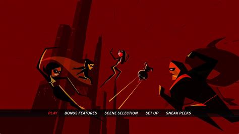 Incredibles 2 Blu Ray Menu Youtube