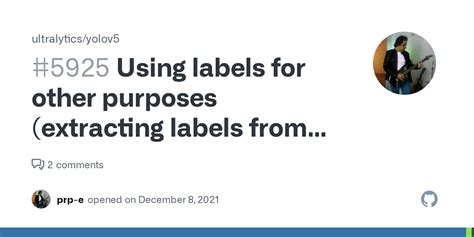 Using Labels For Other Purposes Extracting Labels From Detections