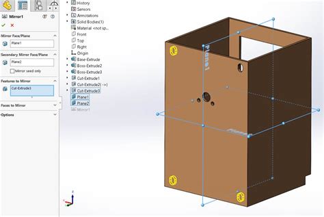 How To Use Solidworks Mirror Tools