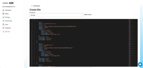 simplify your json storage with jsonsilo the ultimate json hosting