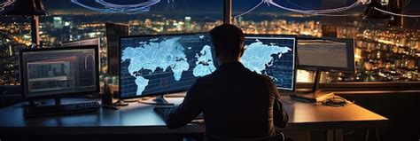 Premium Ai Image Network Safety Realtime Monitoring Threat Identification Digital Security