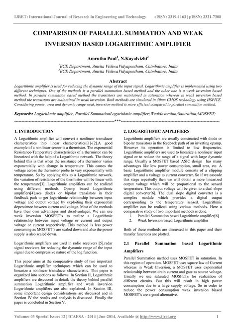 Comparison Of Parallel Summation And Weak Pdf