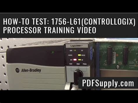 How To Troubleshoot L ControlLogix CPU Processor Training Video YouTube
