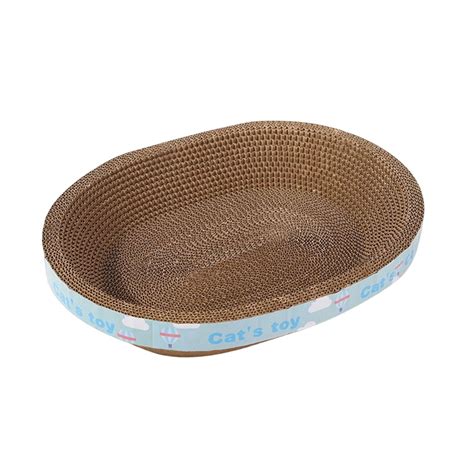 Almohadilla Corrugada Para Rascar Cama De Sal N Para Rascar Gatos De Interior Juguete Para