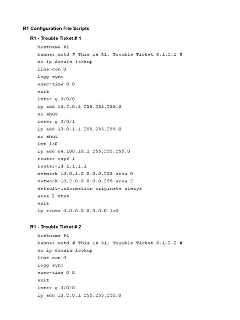 Troubleshooting Ospfv2 Pdf Cyberspace Computer Architecture
