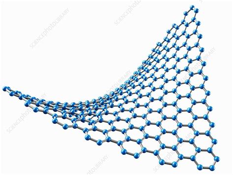 Graphene Sheet Illustration Stock Image C Science Photo Library