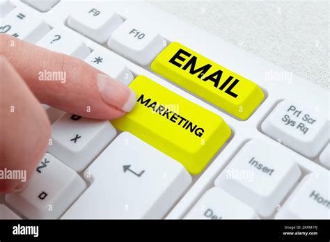 Text Showing Inspiration Email Marketing Concept Meaning Act Of