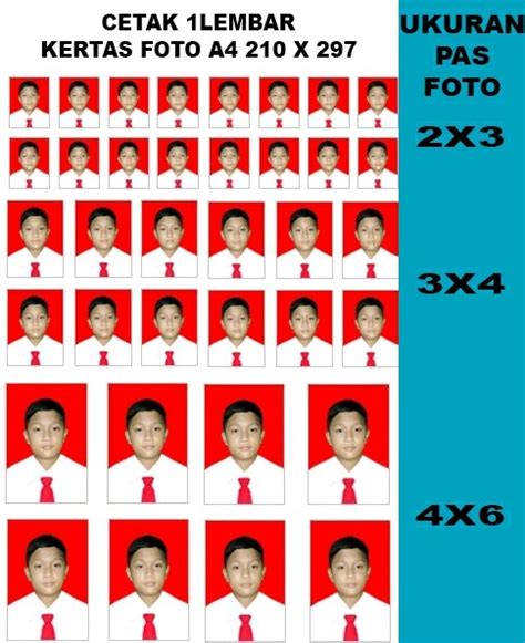 Cara Mencetak Pas Foto Ukuran X Berbagai Ukuran Images