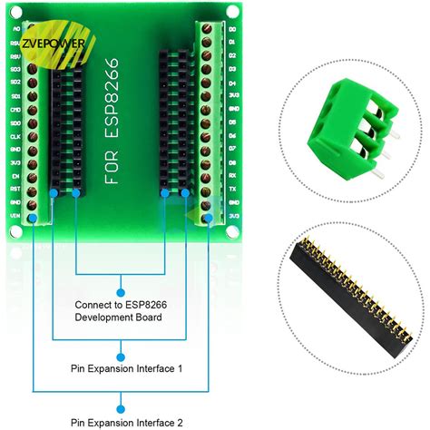 Esp Breakout Board For Esp Wifi Ble Development Board Lua Pin Gpio Into Expansion