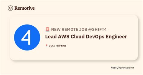 Hiring Lead Aws Cloud Devops Engineer Shift4