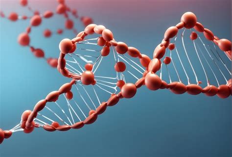 Premium Ai Image Molecular Dna Structure Model Design Background