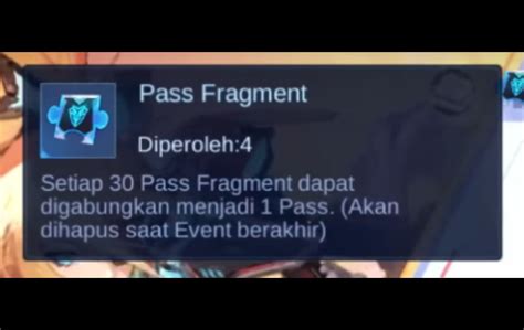 Apa Itu Pass Fragment Mobile Legends ML Esportsku