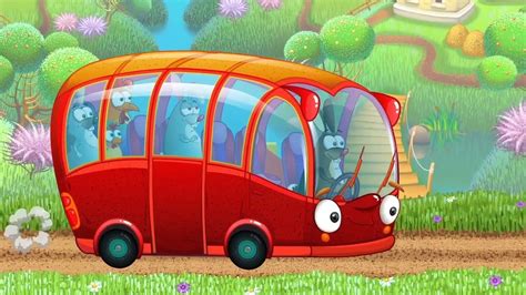 Колеса на автобусі Сімейство Пальчиків Дошкільне відео для дітей Дитячі Пісні Українською