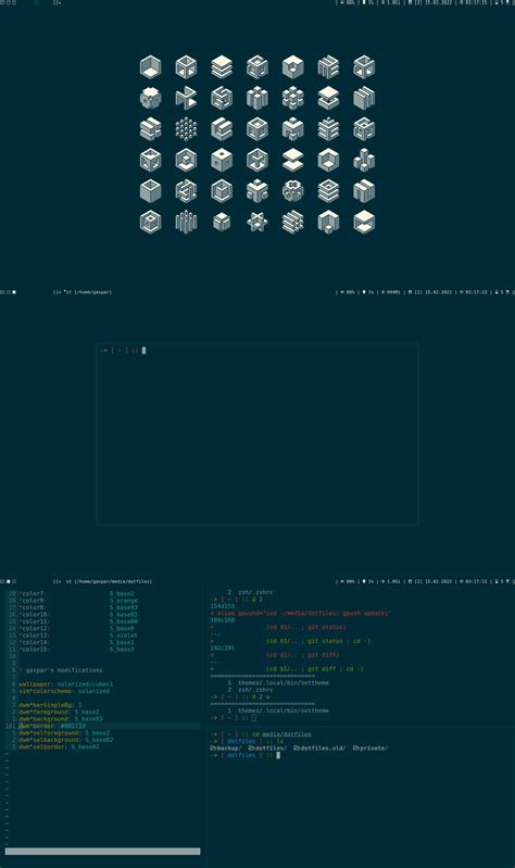 Dwm Solarized Dark Simple Perfection R Unixporn