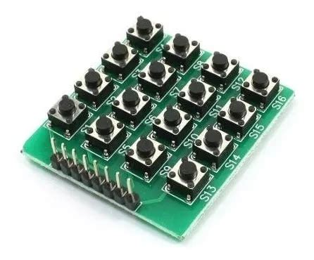 Teclado Botonera 16 4x4 Matrix Keypad Keyboard Mcu Arduino