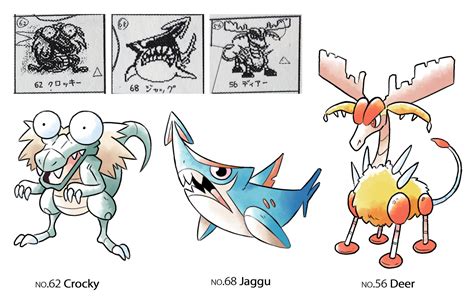Crocky Jug And Deer Pokemon And 3 More Drawn By Claedalus Danbooru