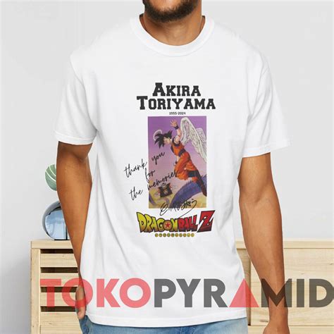 Rip Akira Toriyama Shirt Dragon Ball Thank You For The Memories